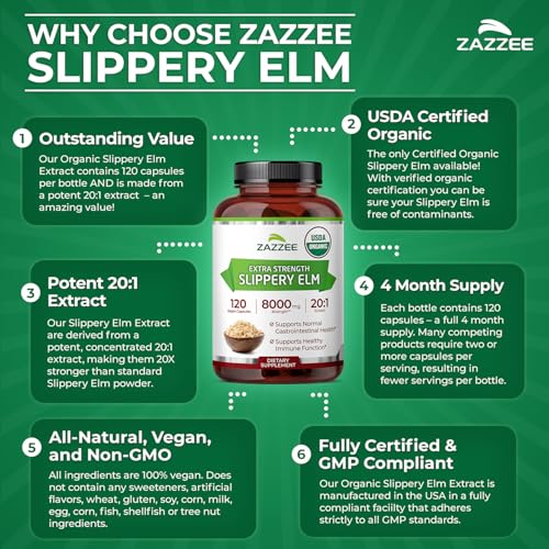 Vegan-friendly Slippery Elm vitamins