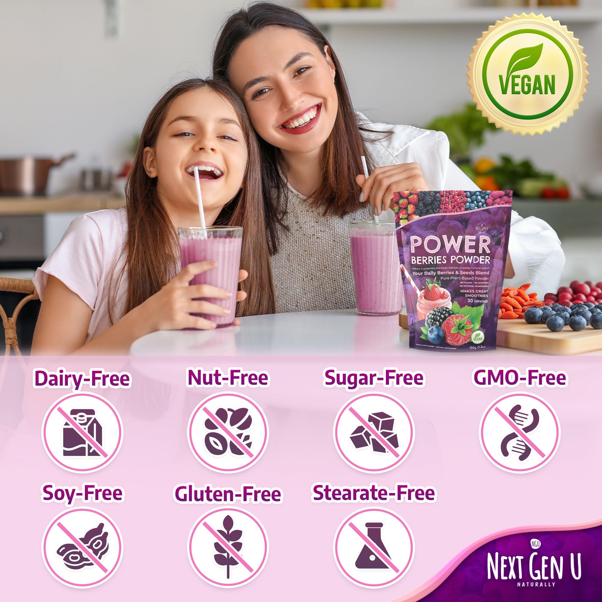 Vegan-friendly smoothie enhancer