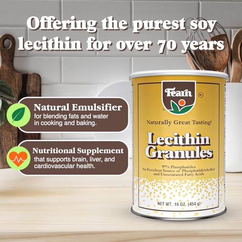 Vegan-friendly soy lecithin granules