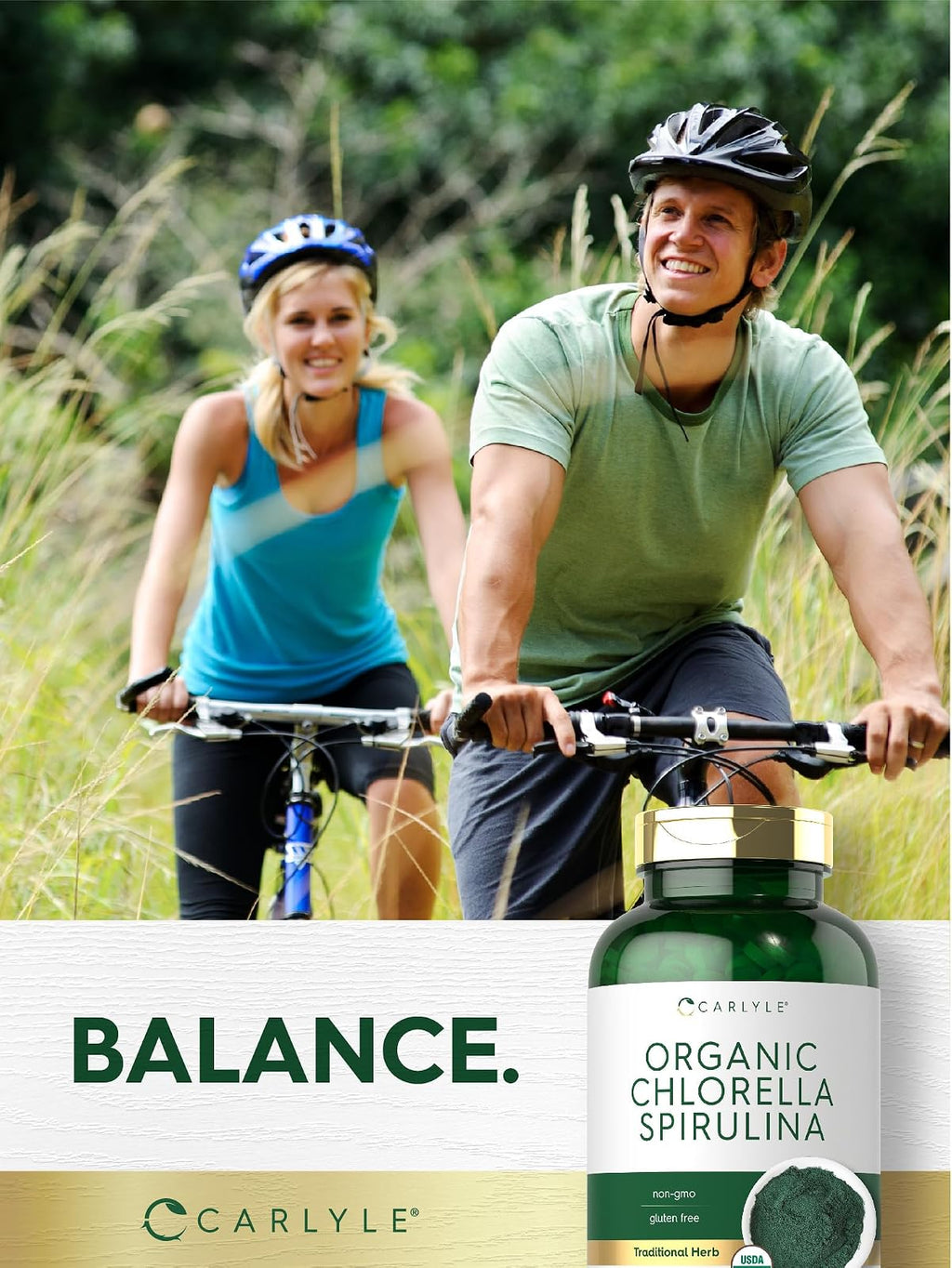 vegan-friendly spirulina chlorella source