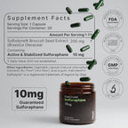 Vegan-friendly sulforaphane capsules
