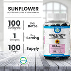 Vegan-friendly sunflower lecithin capsules