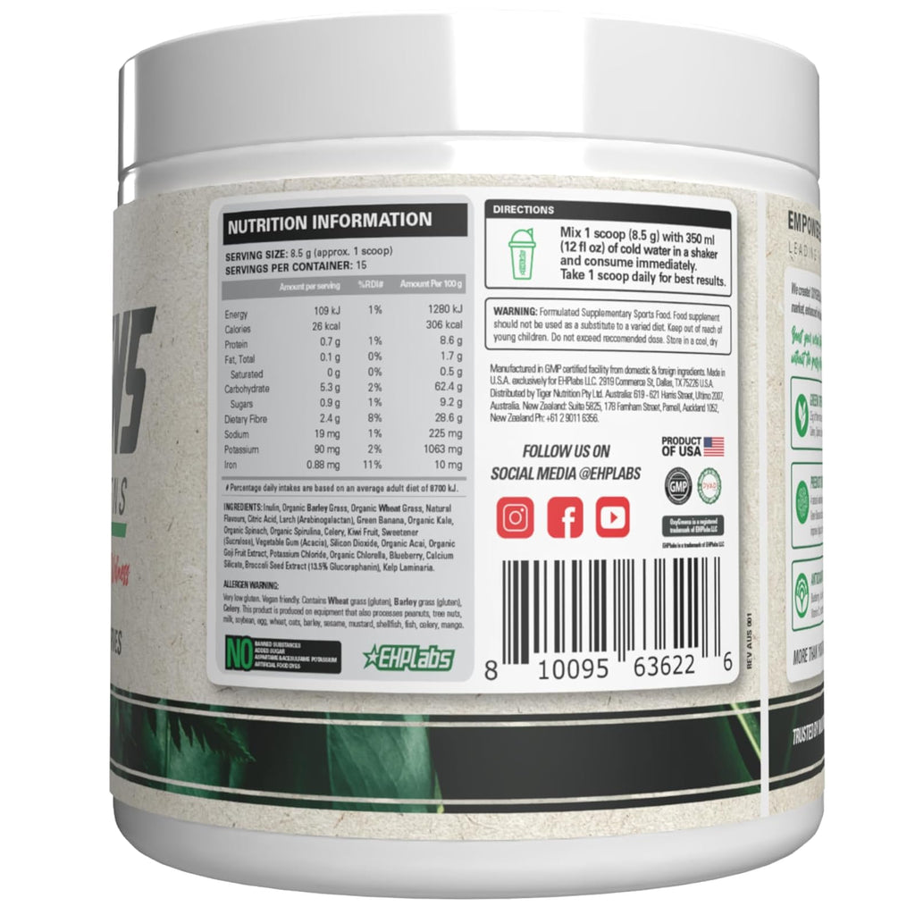 Vegan-friendly super greens supplement