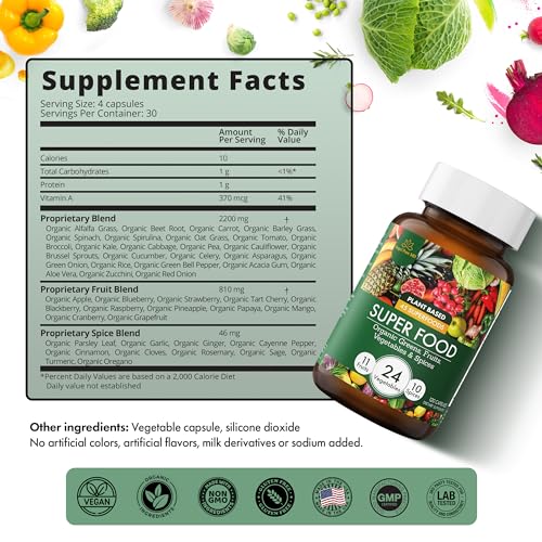 vegan-friendly superfood capsules