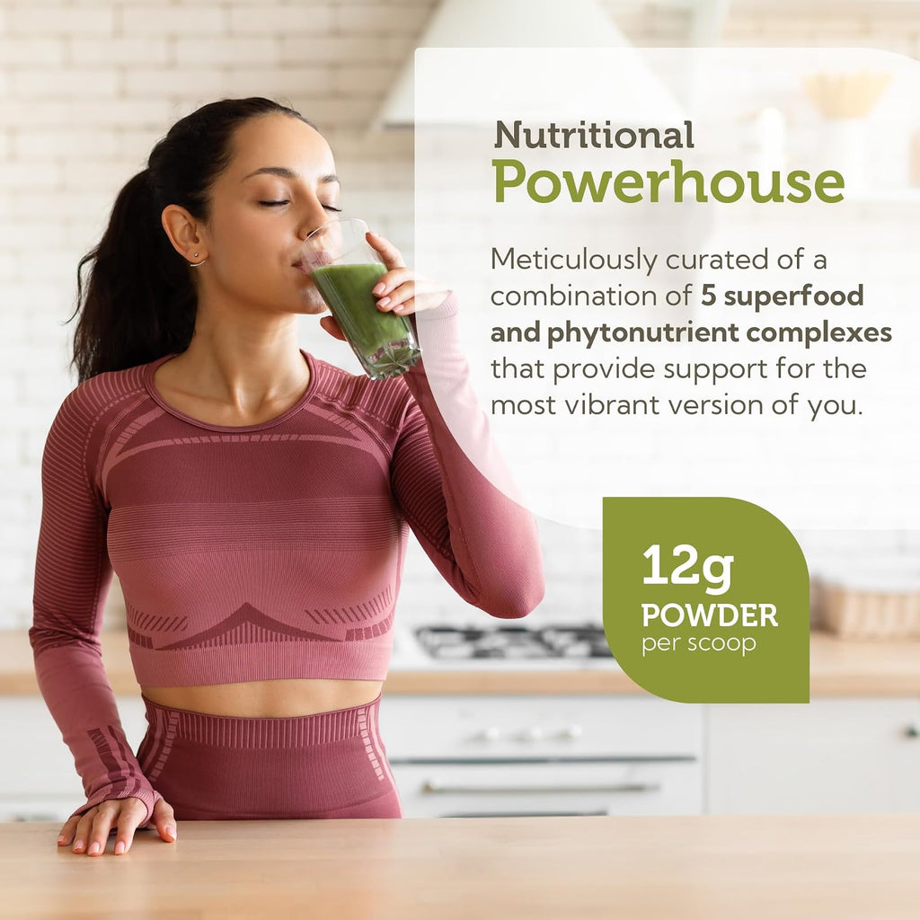 vegan-friendly superfood powder blend
