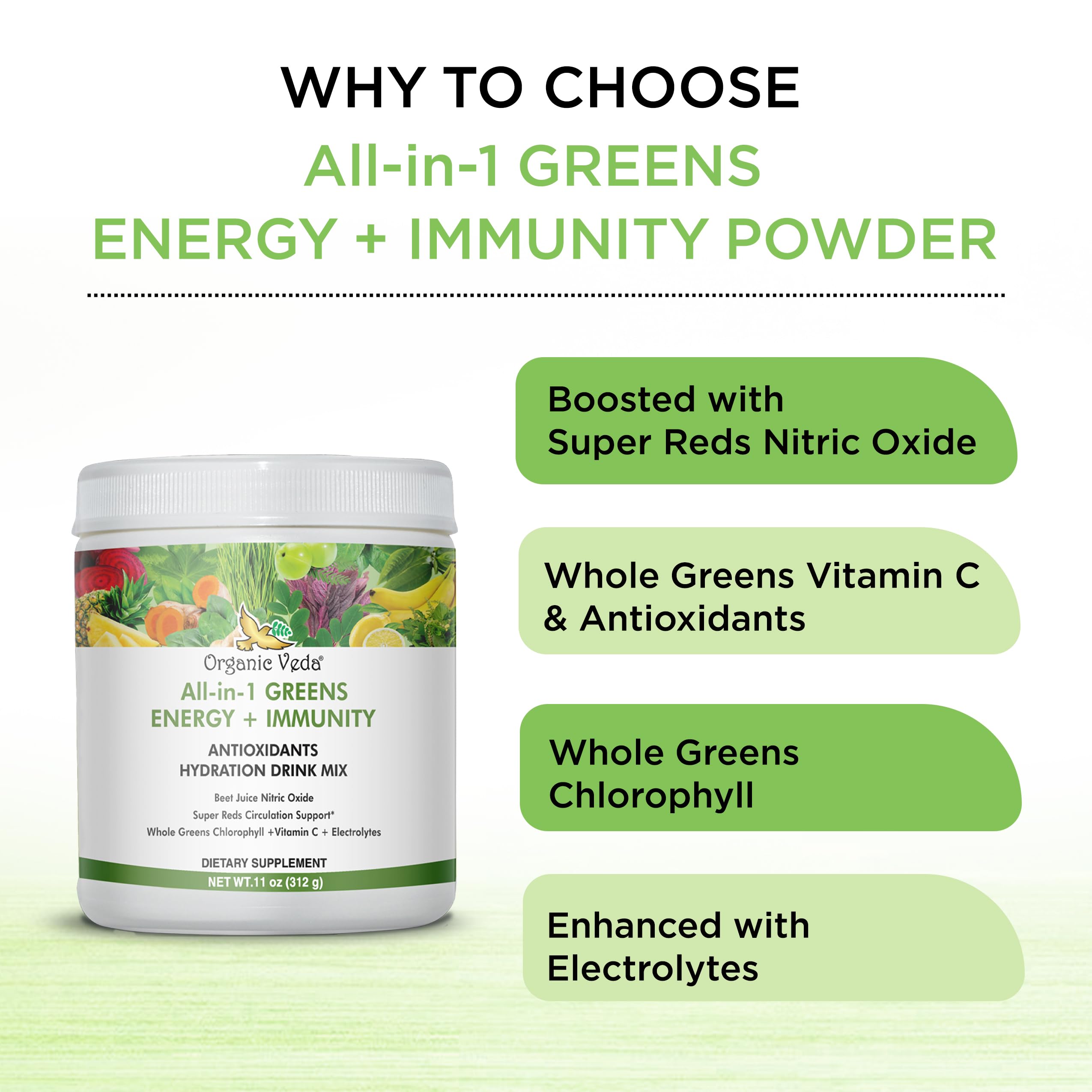 Vegan-friendly superfood powder mix