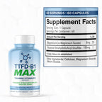 Vegan-friendly Thiamine B1 capsules