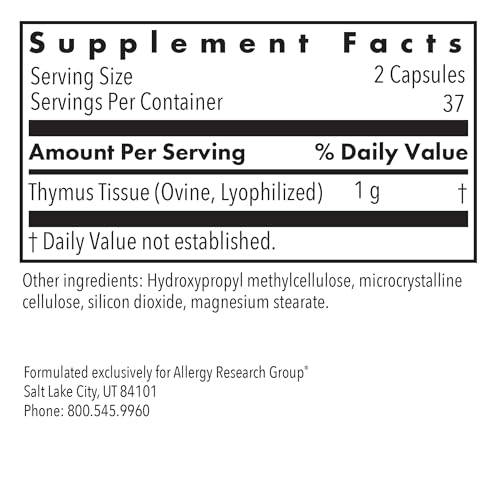 vegan-friendly thymus extracts capsules
