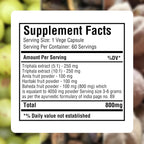 vegan-friendly Triphala capsules for health