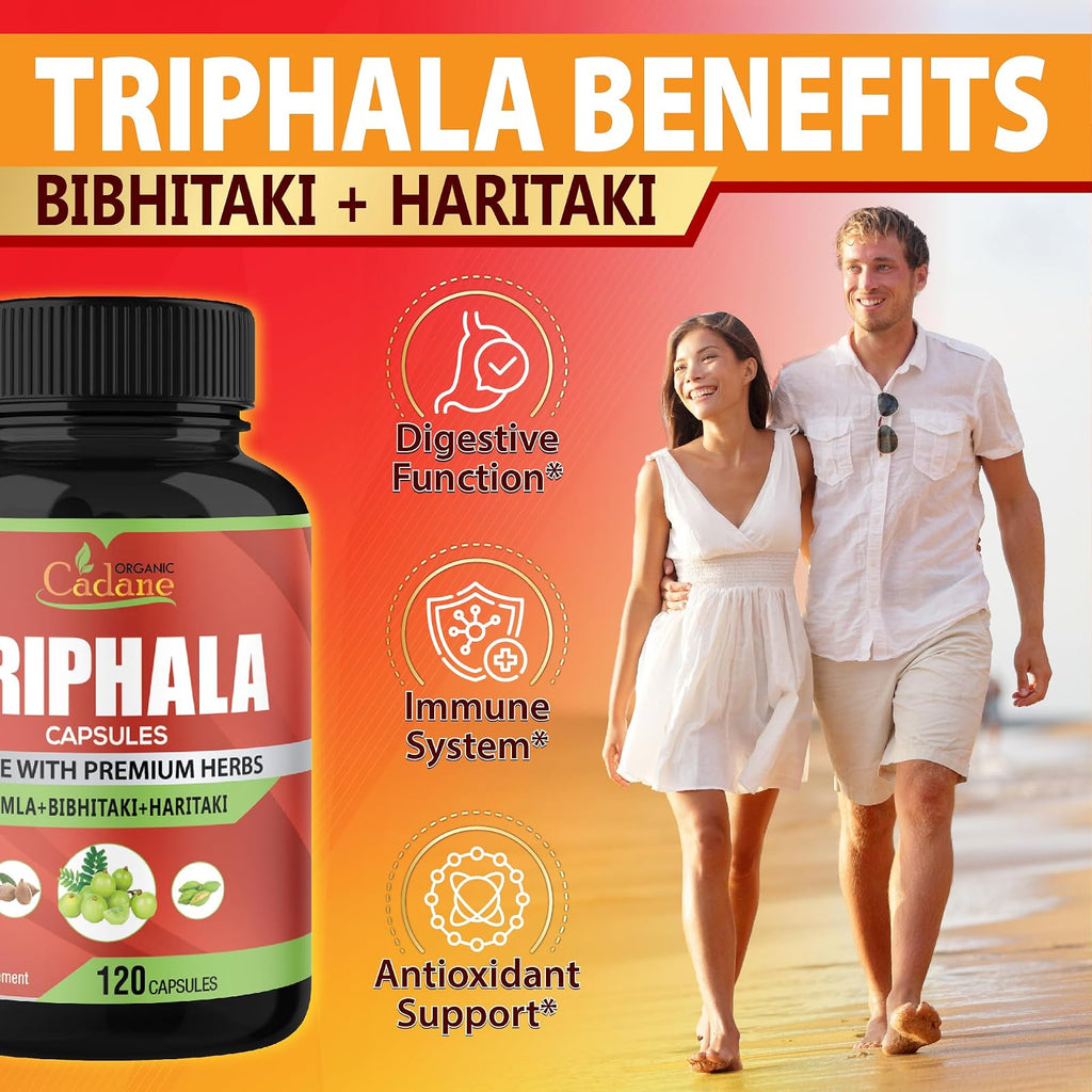 Vegan-friendly Triphala for wellness