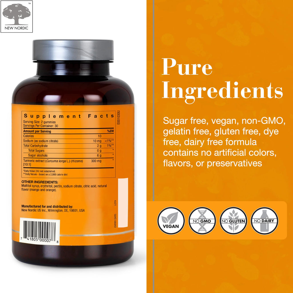 vegan-friendly turmeric curcumin gummies
