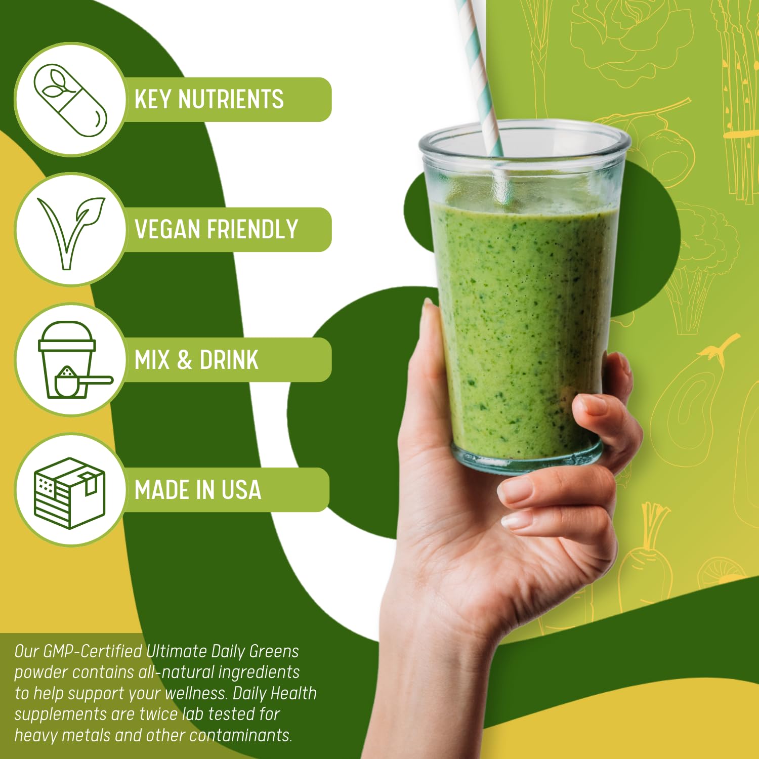 vegan friendly ultimate greens powder