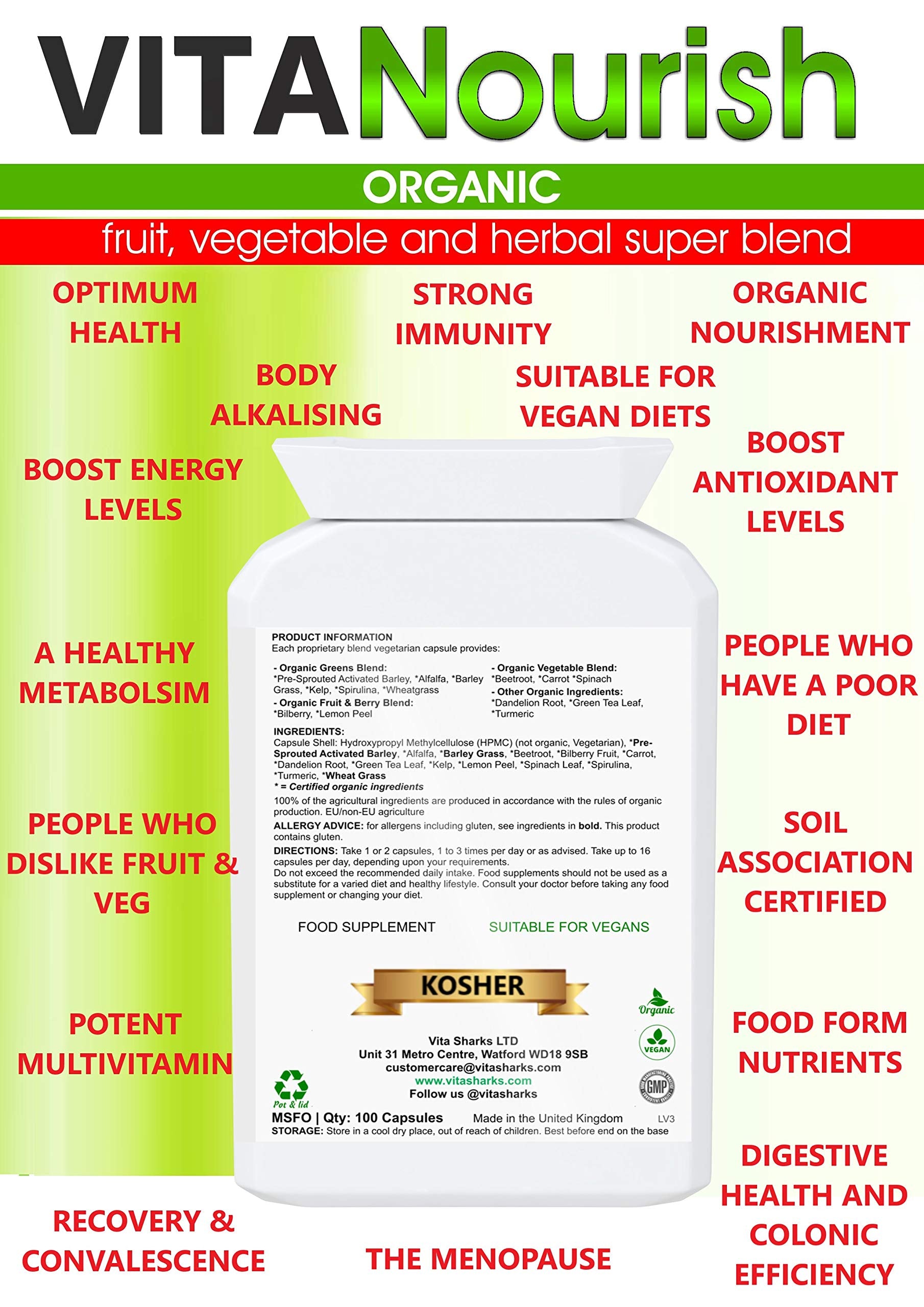 vegan-friendly vitamin and mineral mix