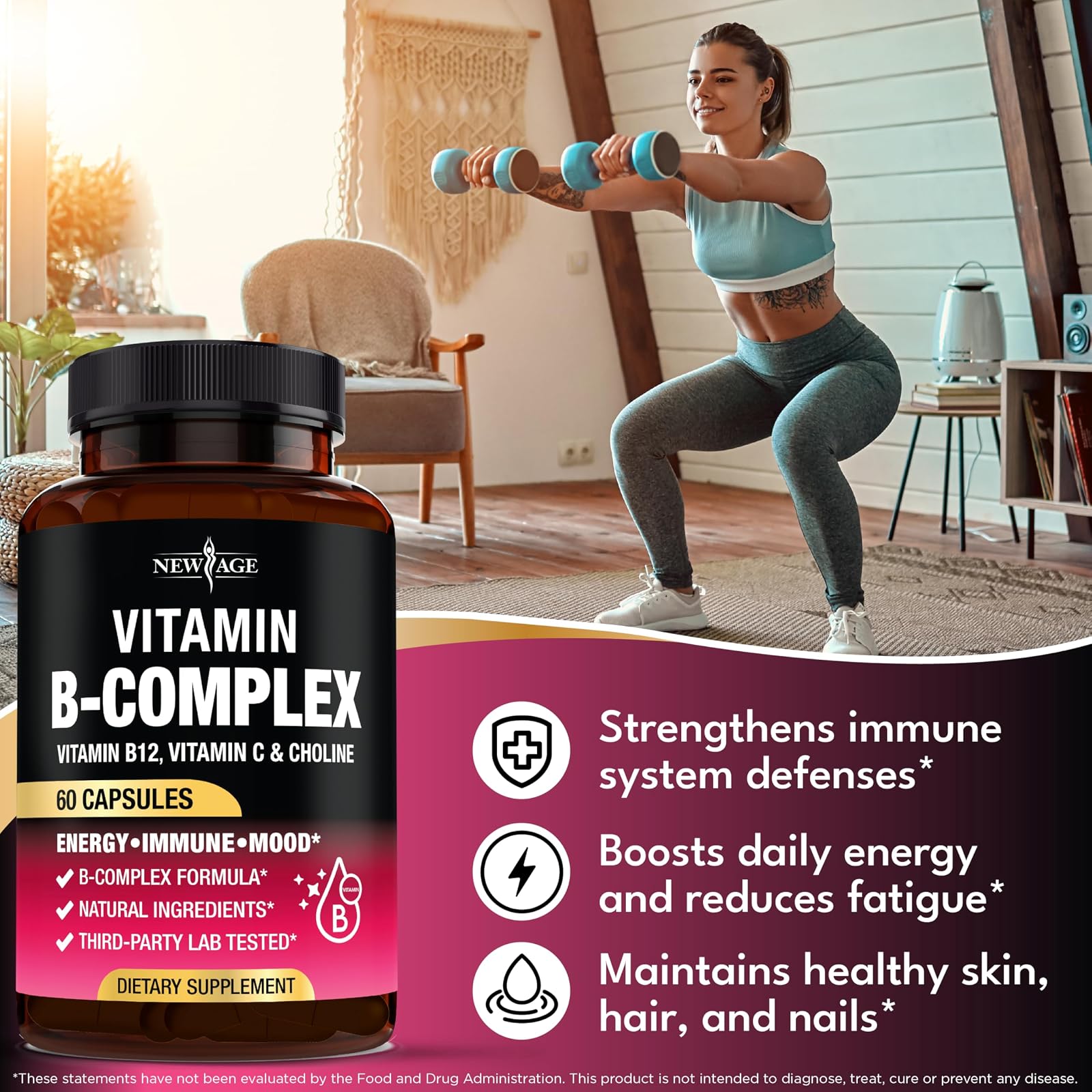 vegan friendly vitamin b complex capsules