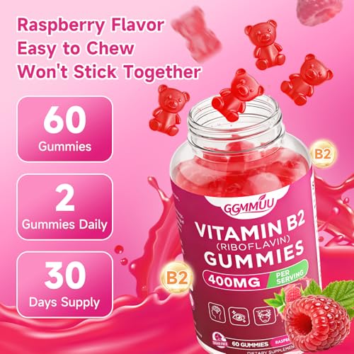Vegan-friendly vitamin B2 gummies