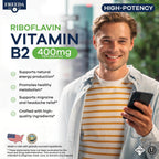 Vegan-friendly Vitamin B2 supplement