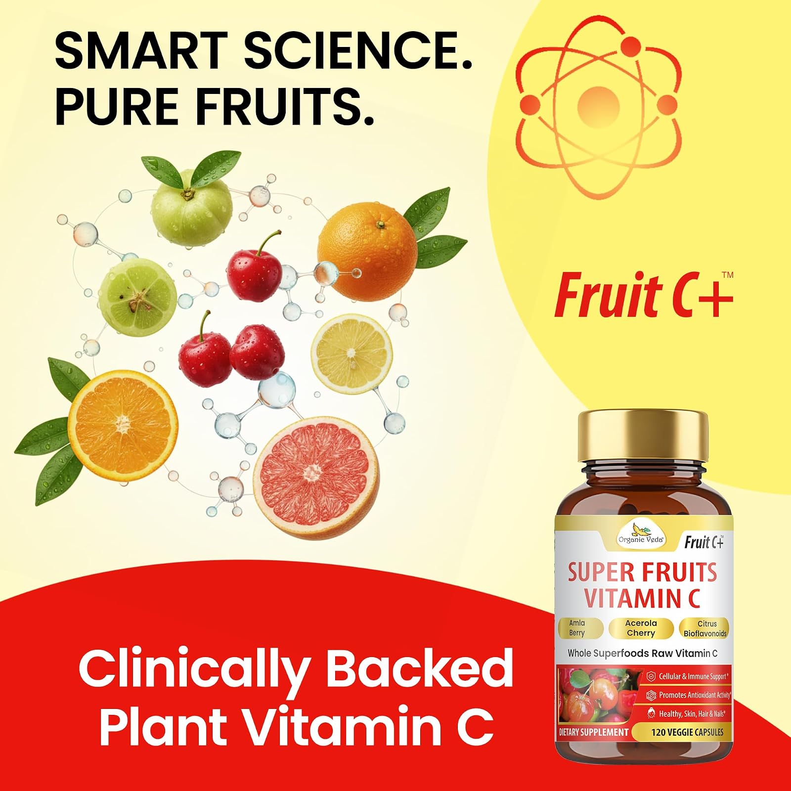 Vegan-friendly Vitamin C capsules