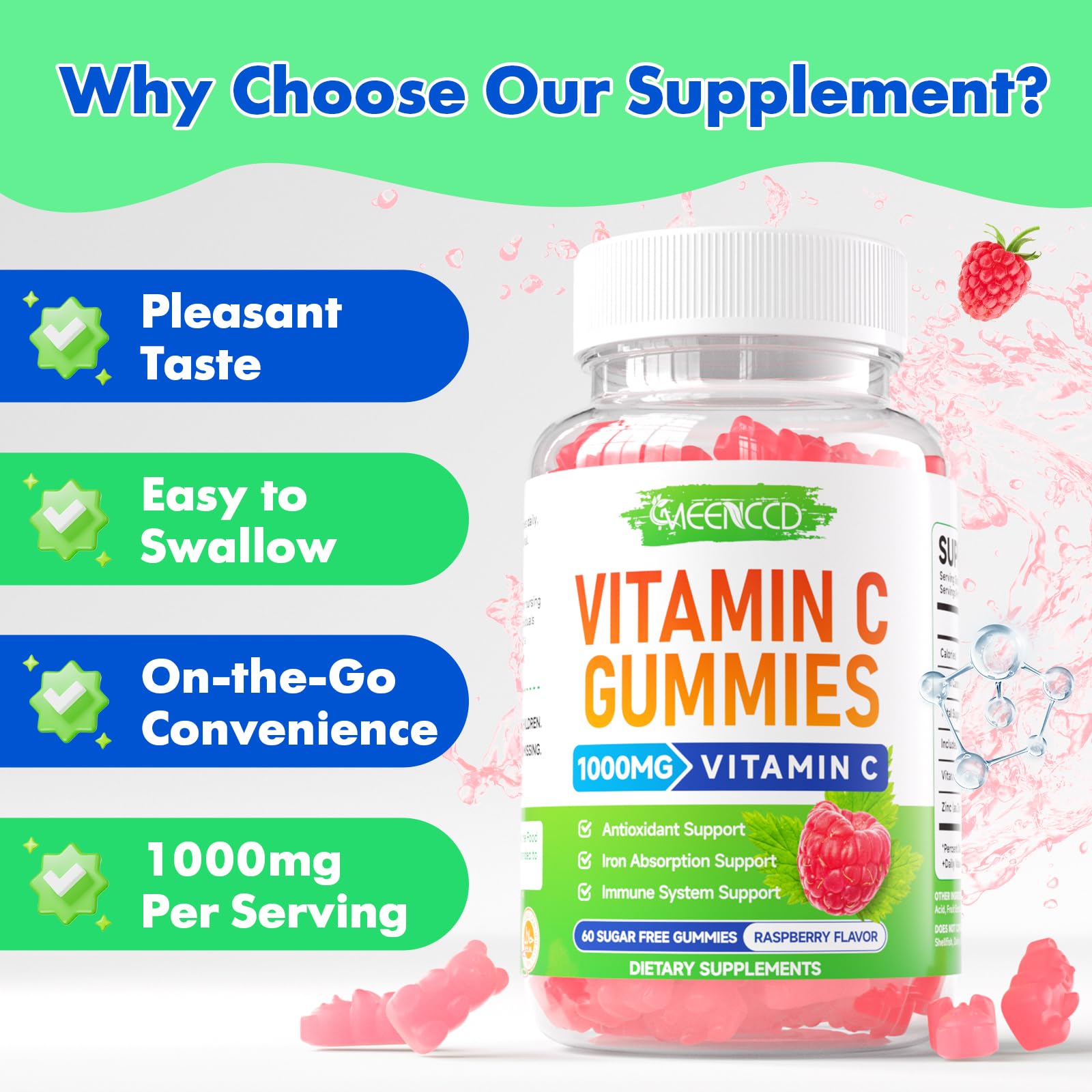 Vegan-friendly Vitamin C gummies