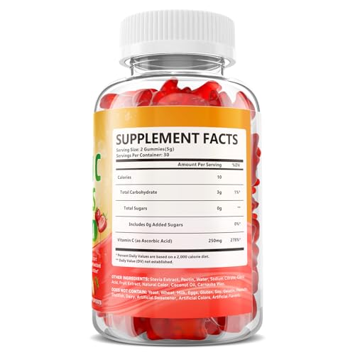 Vegan-friendly Vitamin C gummy formula