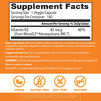 vegan-friendly vitamin K2 MK7 supplement
