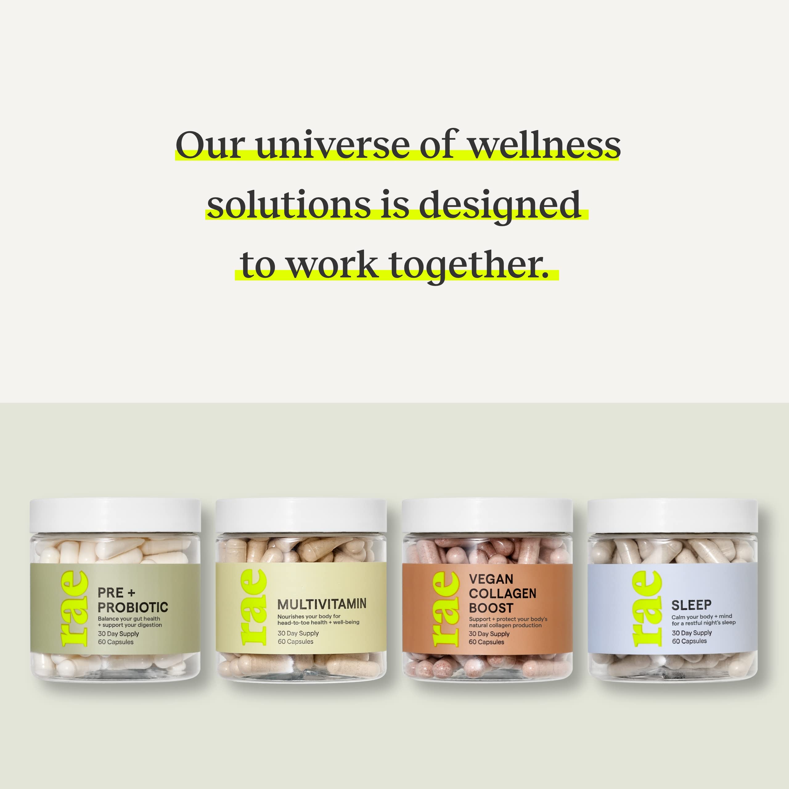 Vegan-friendly vitamins and minerals