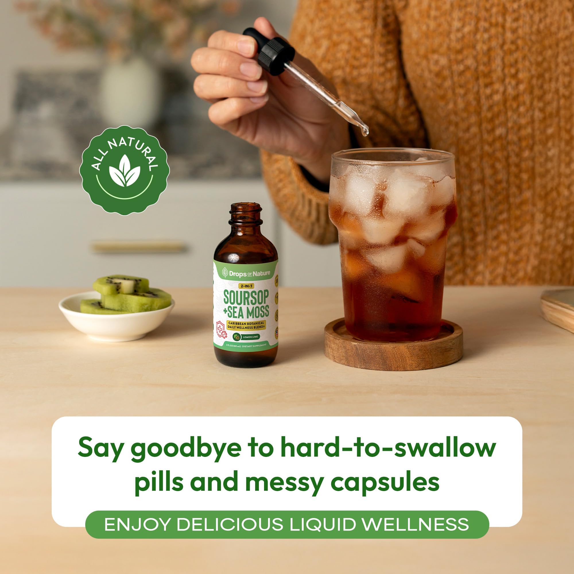 vegan-friendly wellness liquid drops