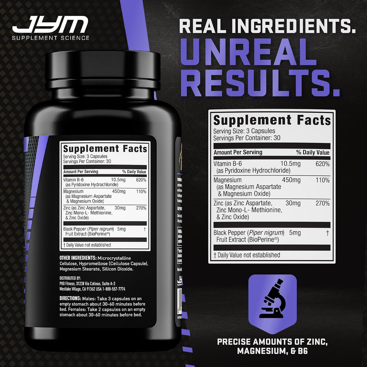 vegan-friendly zinc and magnesium blend