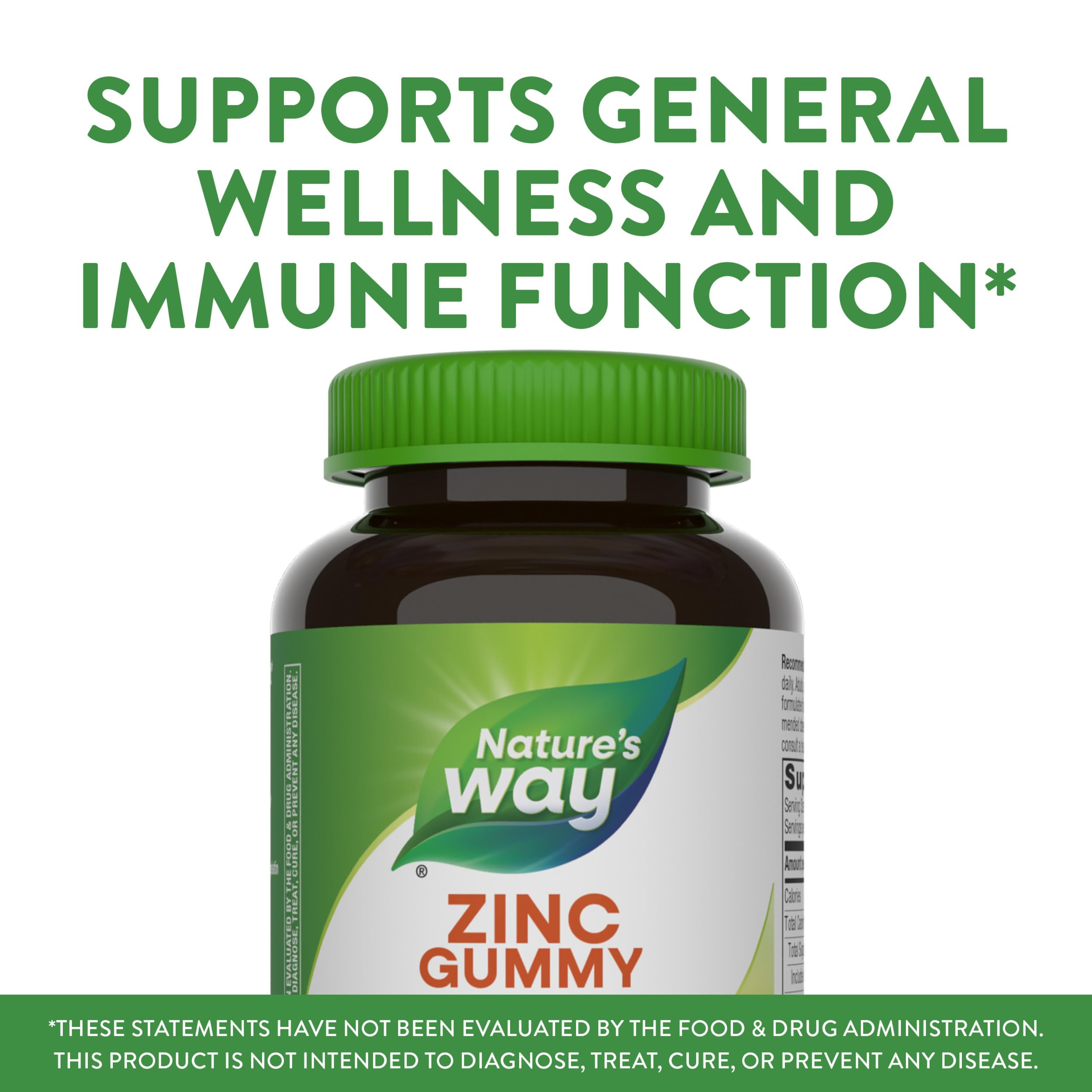 Vegan-friendly zinc vitamin gummies