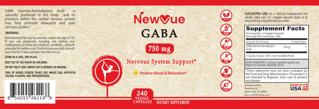 vegan GABA supplements for calm