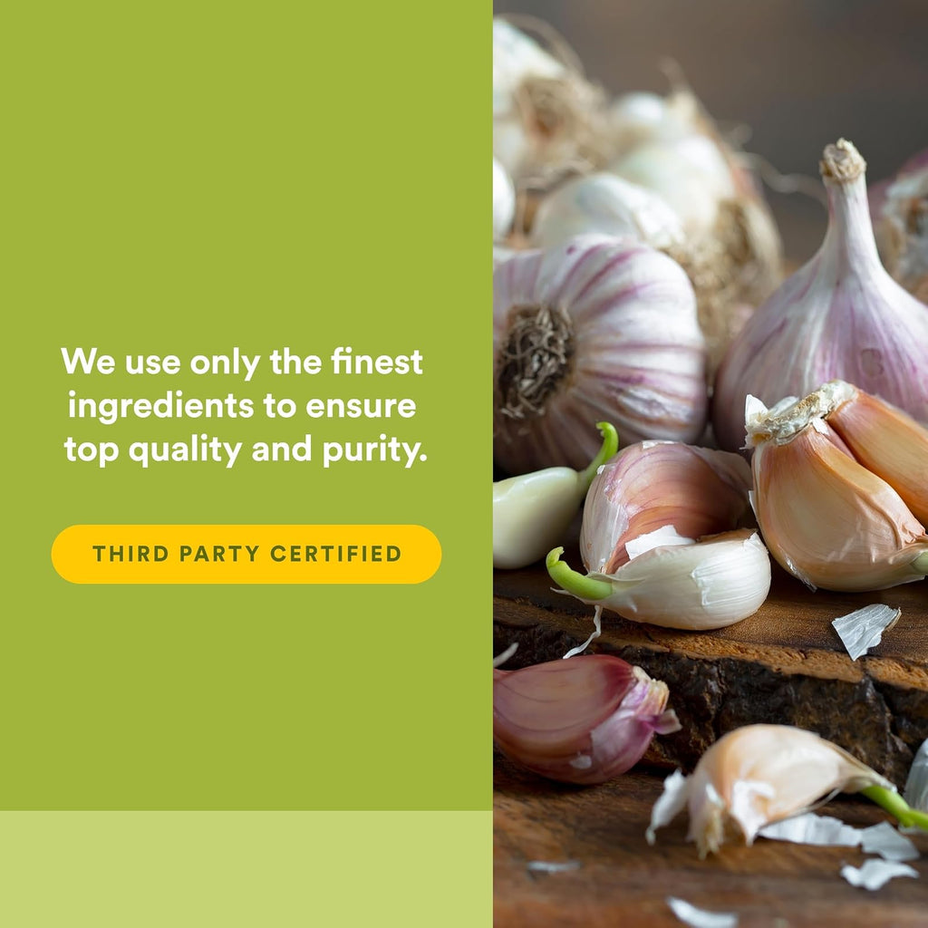 vegan garlic capsules for vitality