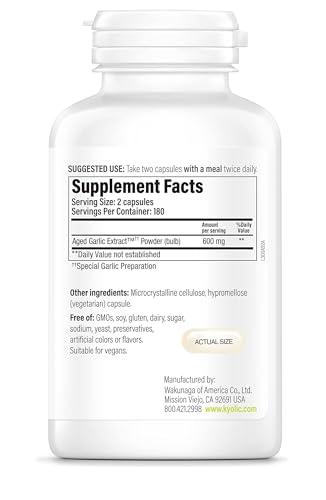 vegan garlic formula for heart health