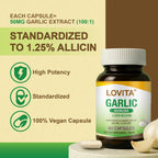 vegan garlic supplement for health