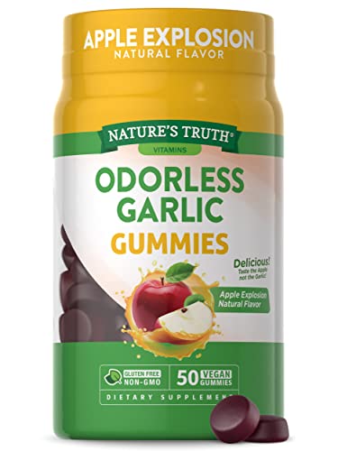 vegan garlic supplement with apple flavour