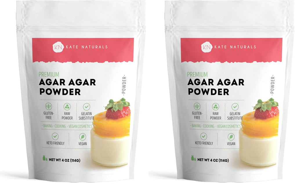 Vegan gelatin substitute for desserts