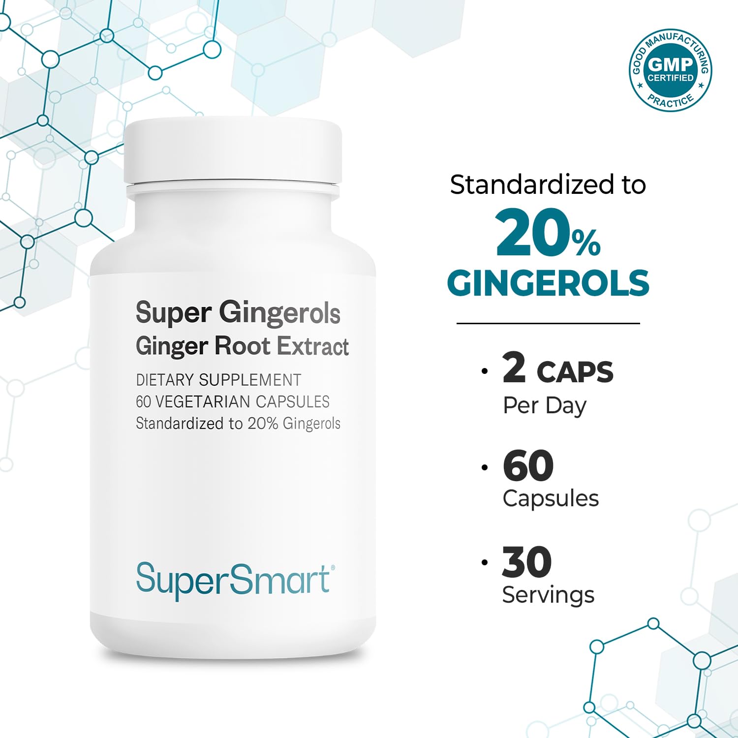 vegan ginger capsules for energy