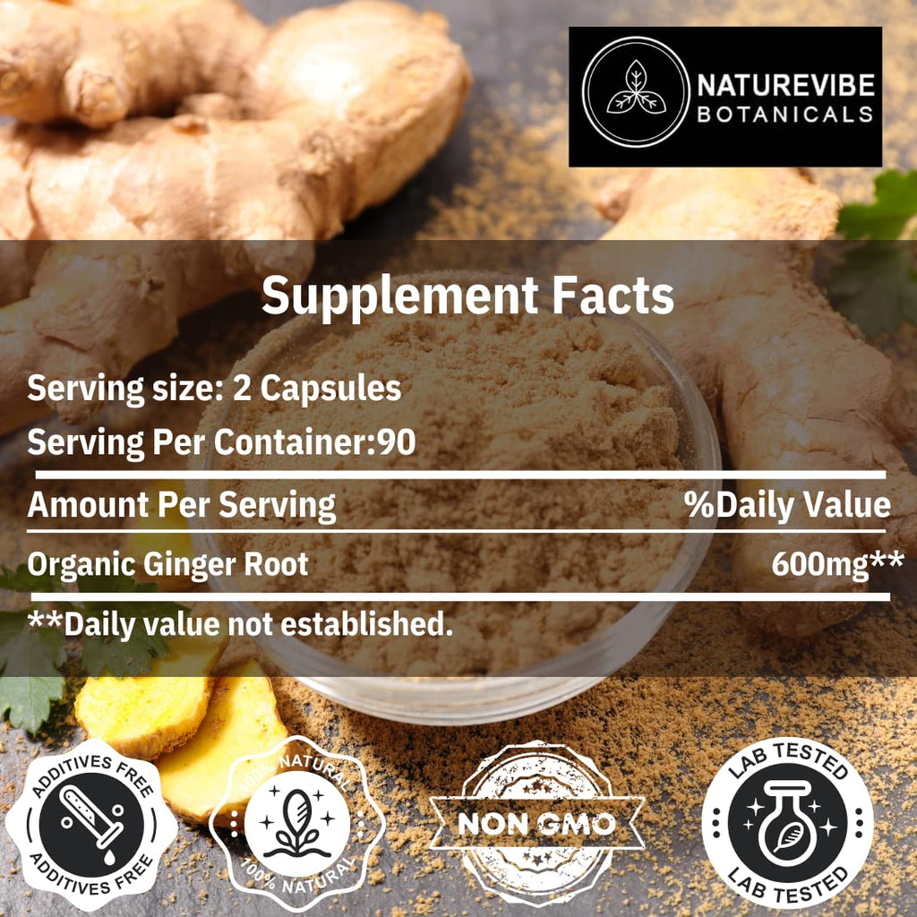 vegan ginger capsules for wellness