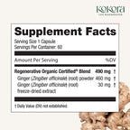vegan ginger capsules for wellness