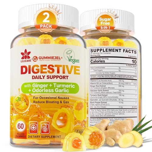 vegan ginger gummies with turmeric