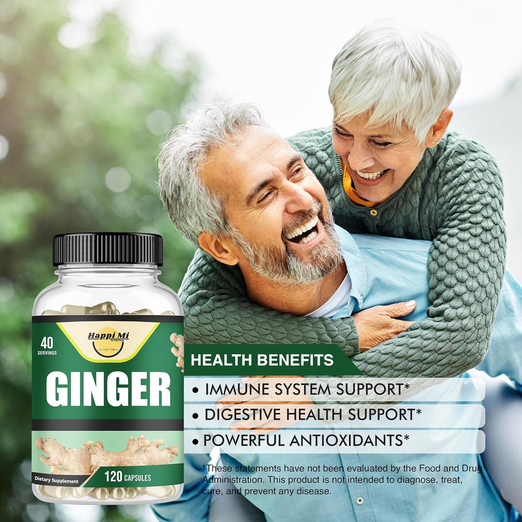 vegan ginger root capsules for wellness