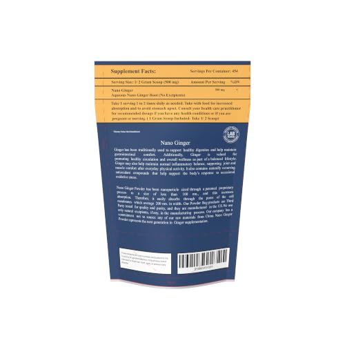 Vegan ginger root supplement