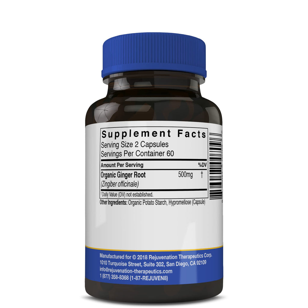 vegan ginger supplement for health