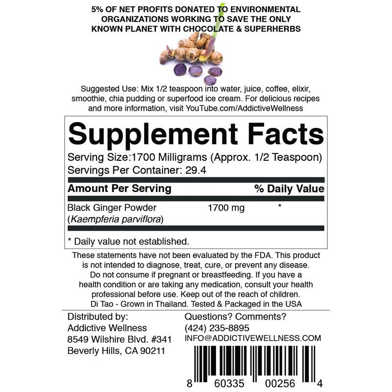 Vegan ginger supplement for wellness