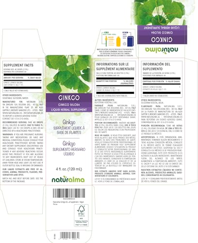 vegan ginkgo biloba liquid drops