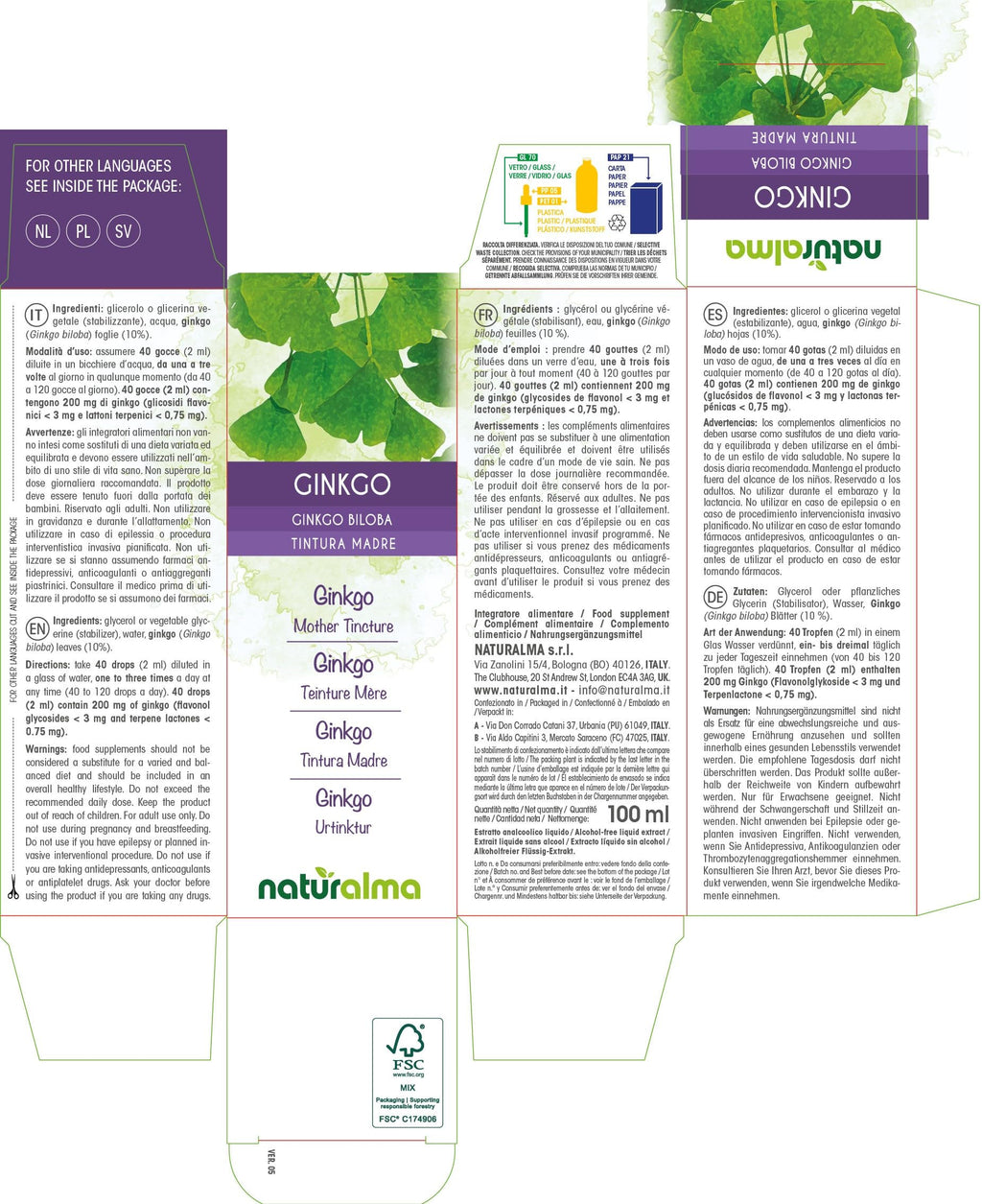 vegan ginkgo biloba supplement drops