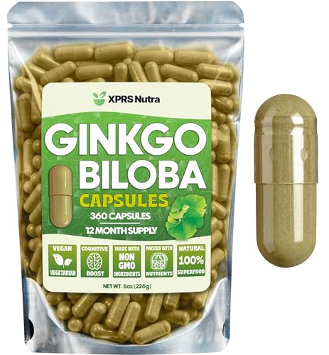 vegan ginkgo biloba supplement for cognitive health