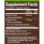 vegan Ginkgo Biloba supplement
