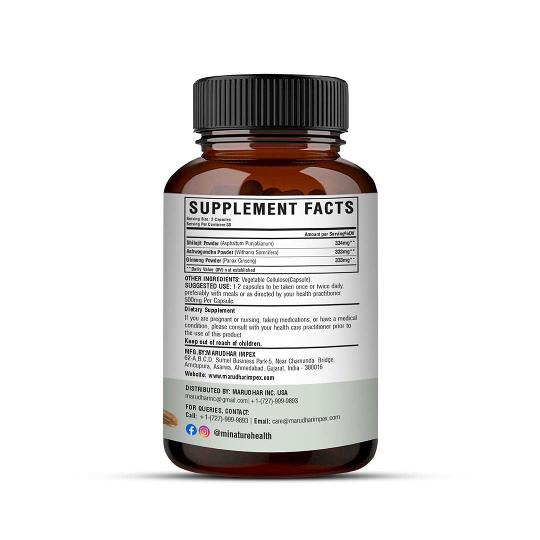 Vegan ginseng capsules for wellness
