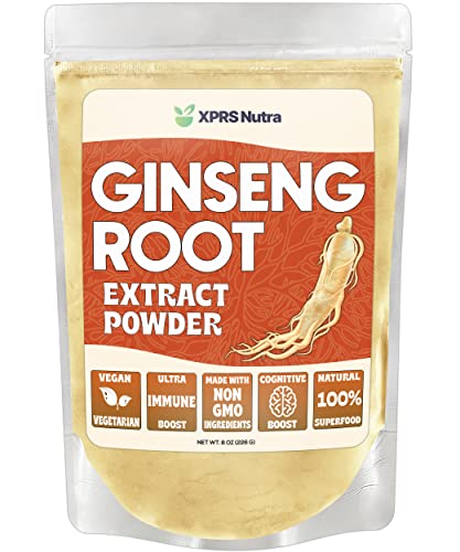 Vegan ginseng powder for energy