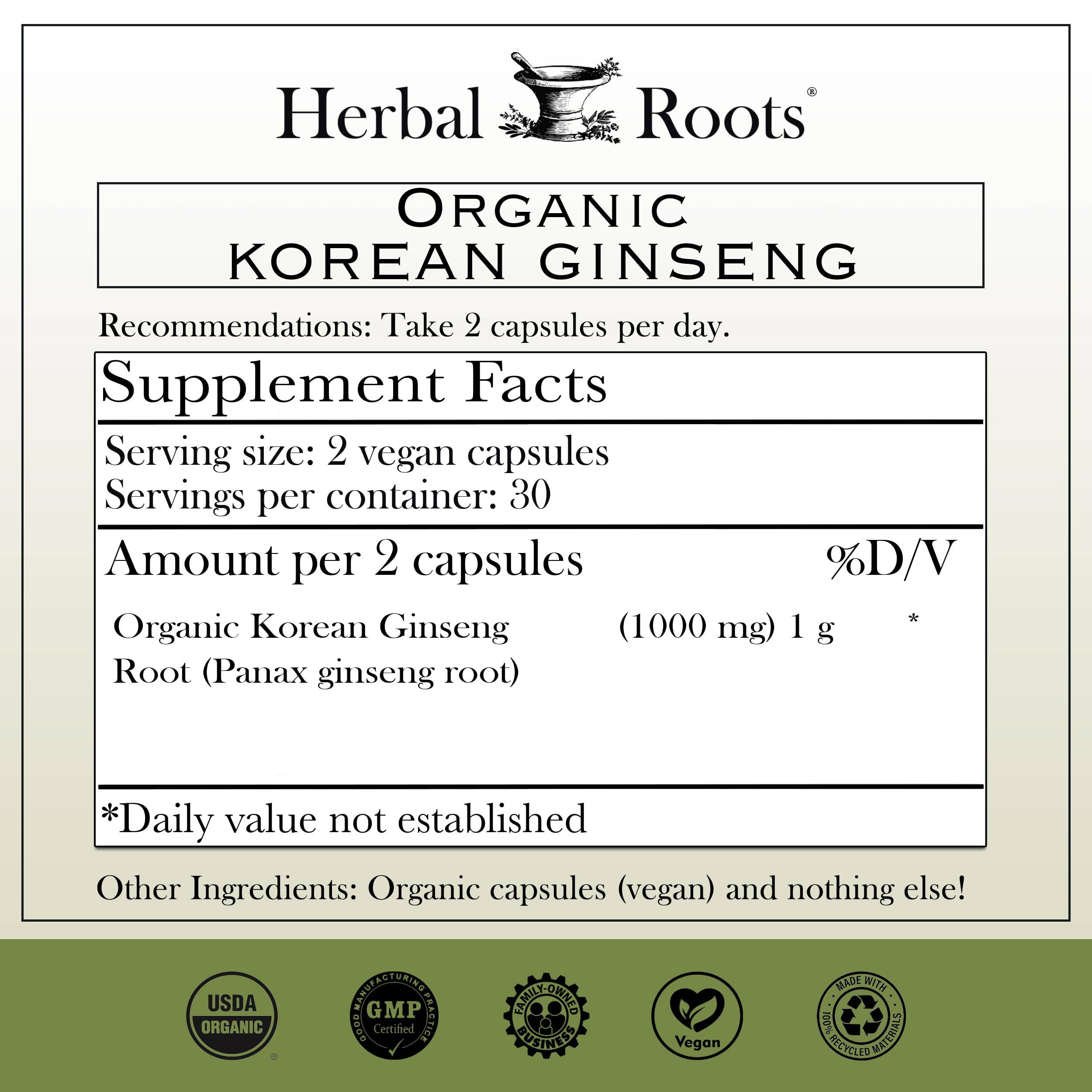 vegan ginseng supplement for vitality