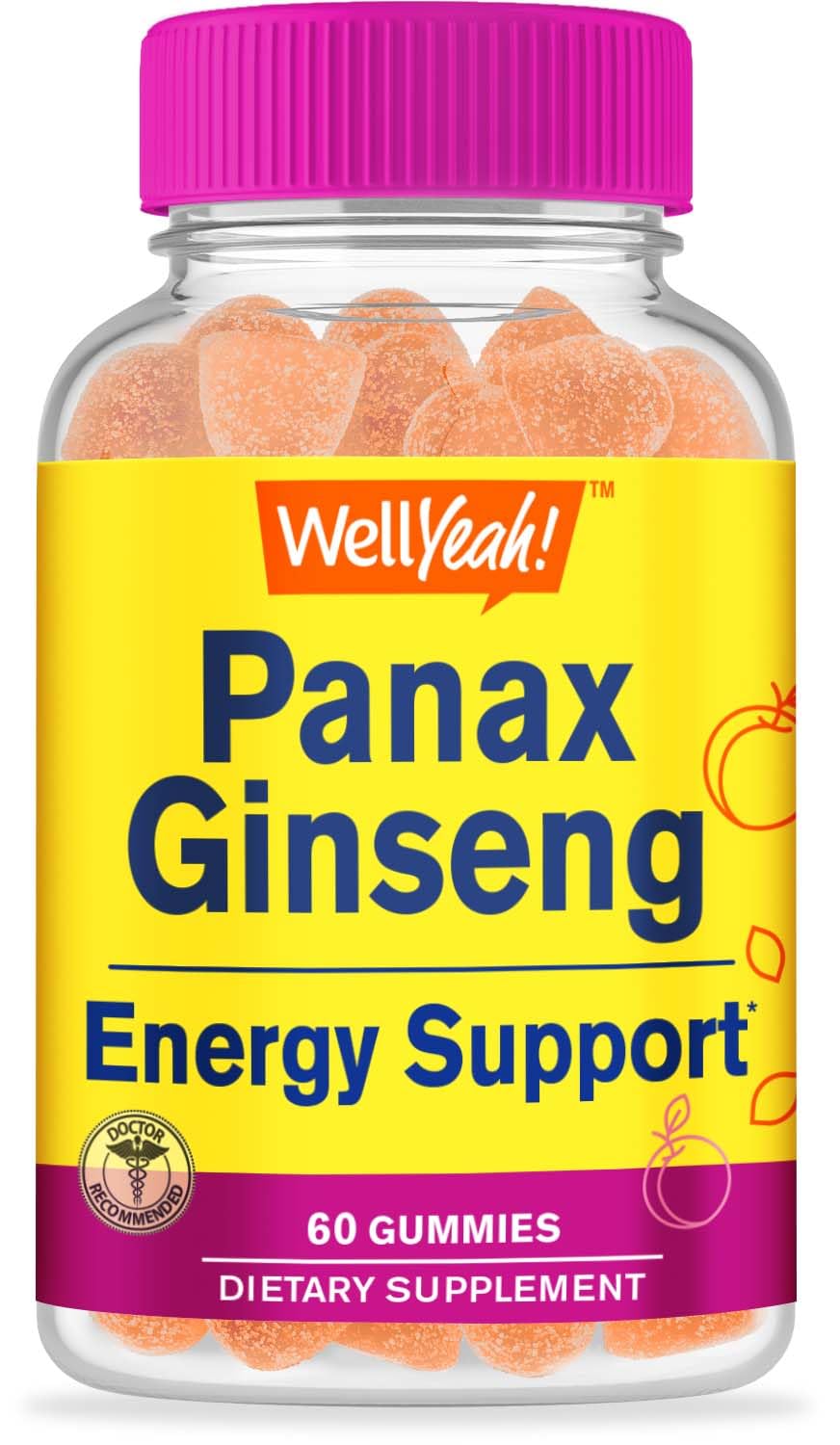 Vegan ginseng supplement for wellness